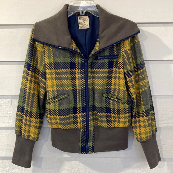 Tulle | Jackets & Coats | Tulle Plaid Cropped Jacket | Poshmark